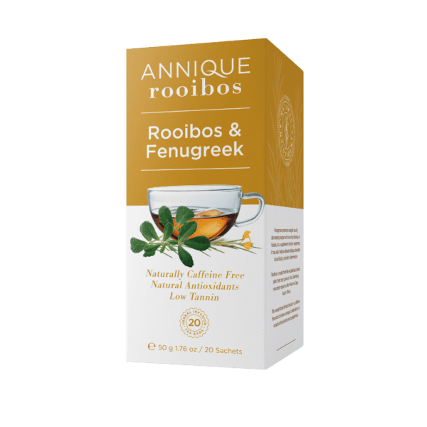 Rooibos & Fenugreek Tea 20 teabags – Redbush Health and Skincare NZ